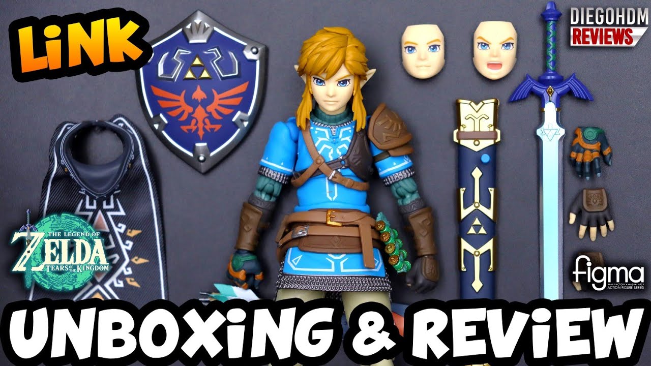 Figma LINK - Zelda Tears of the Kingdom Nintendo Switch Unboxing e ...