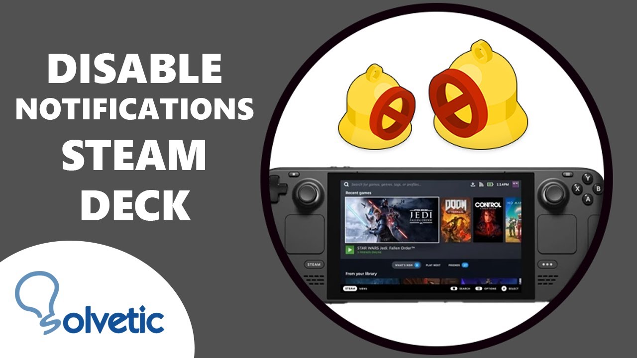 Disable Steam Deck notifications - YouTube