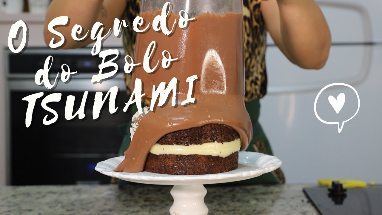 BOLO TSUNAMI COM A COBERTURA PERFEITA - YouTube