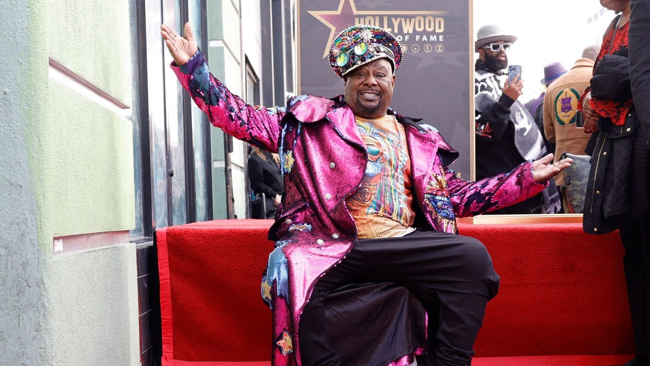 Dr Funkenstein George Clinton gets Hollywood star - YouTube