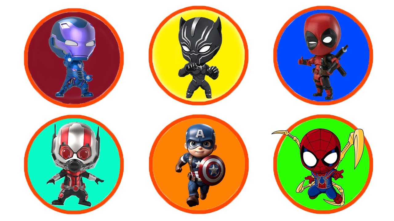 SPIN WHEEL SUPERHERO AVENGERS, MARVEL, SPIDER MAN, IRON MAN, HULK ...