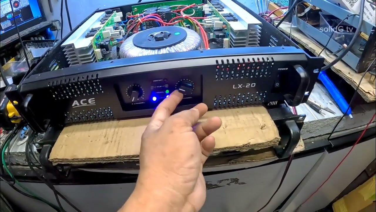 MAY PERA sa ace lx20 power amplifier tips kung paanu AYUSIN at patitibayin - YouTube