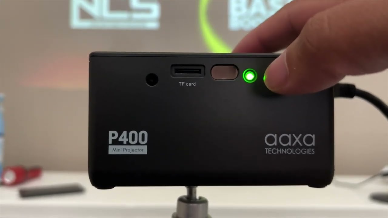 Small Portable Short Throw Projector Battery Powered - AAXA P400 Review ...