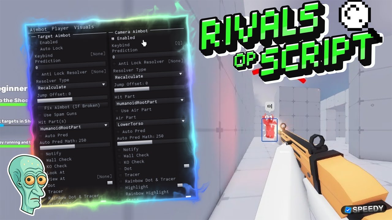 RIVALS Script BEST No Key Hack - AIMBOT, ESP, FLY + ANTI BAN and More ...