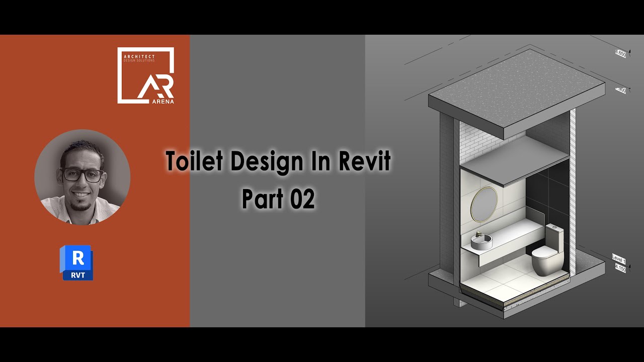 Toilet Design In Revit , Floor, Wall ,Ceiling Part02 - YouTube