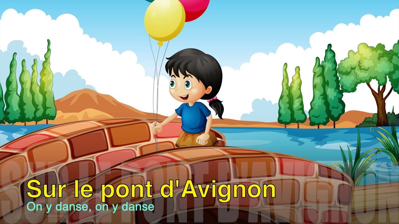 Sur le Pont d'Avignon子供の歌 On the bridge of Avignon - Kids Songs + More ...