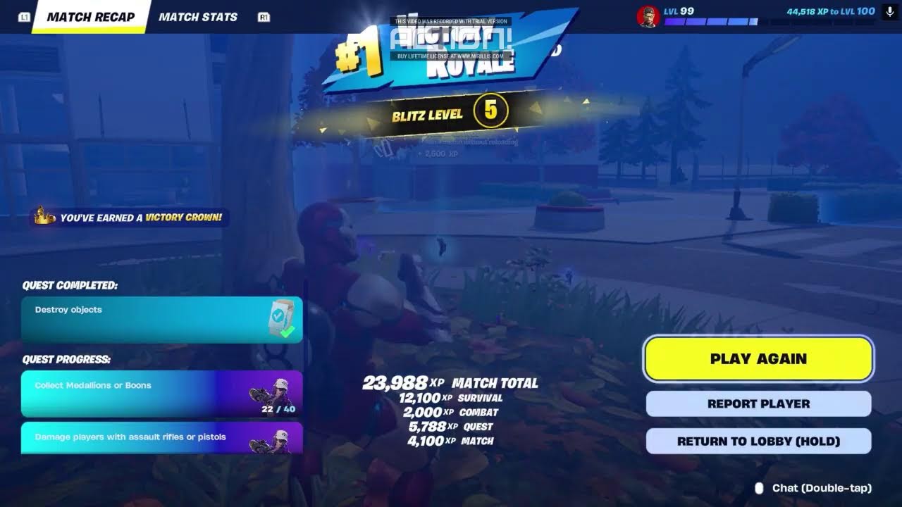 Fortnite Iron Man Blitz - As Iron Man - YouTube