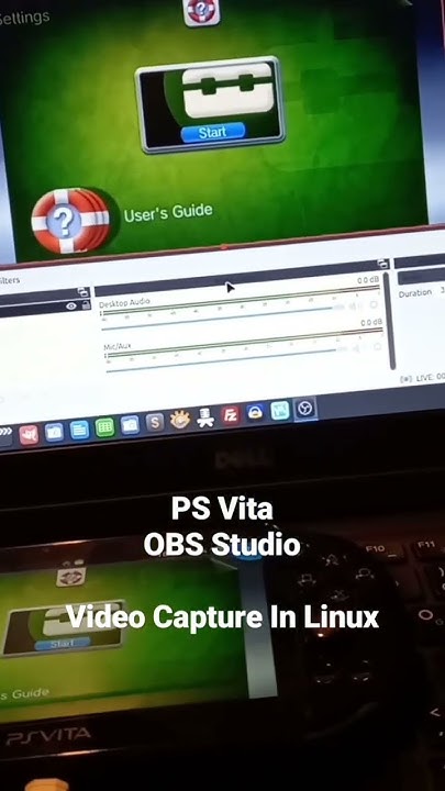 PS Vita OBS Studio Video Capture With Linux - YouTube