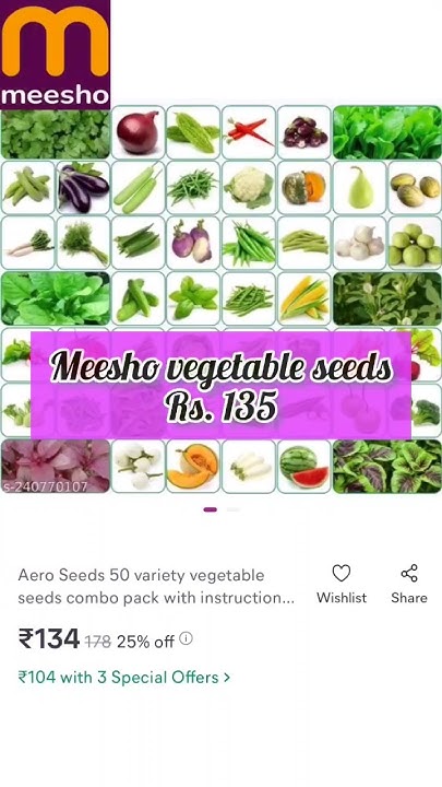 meesho seeds reviews/#shorts#viral#youtubeshorts#trending#unboxing#review#terracegarden#plants# ...