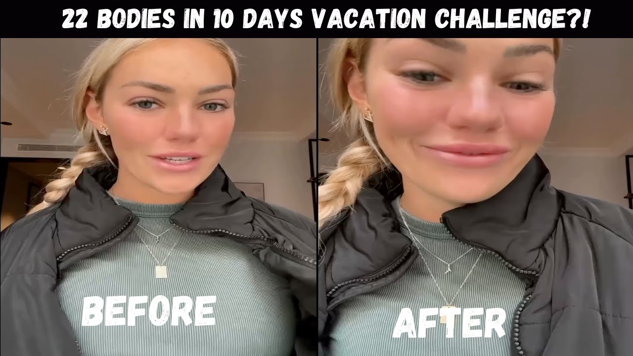 22 BODIES In 10 DAYS Vacation CHALLENGE?!! - YouTube