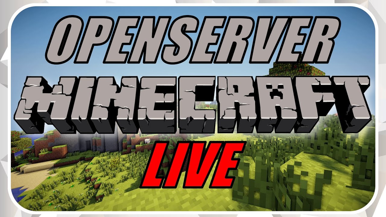 MINECRAFT OPEN SERVER / PC/PS/XBOX COME JOIN - YouTube