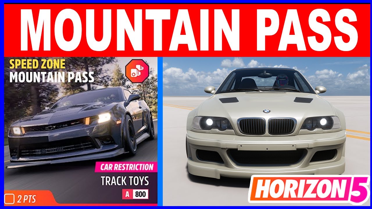 Forza Horizon 5 MOUNTAIN PASS Speed Zone - Car Restriction Track Toys A ...