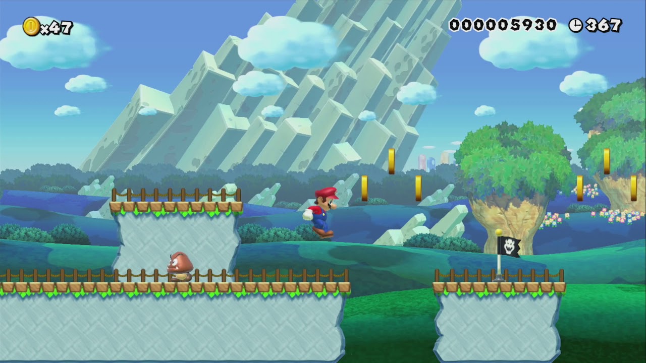 4 Beginners:Scaling the Mountain by alec - SUPER MARIO MAKER - NO ...