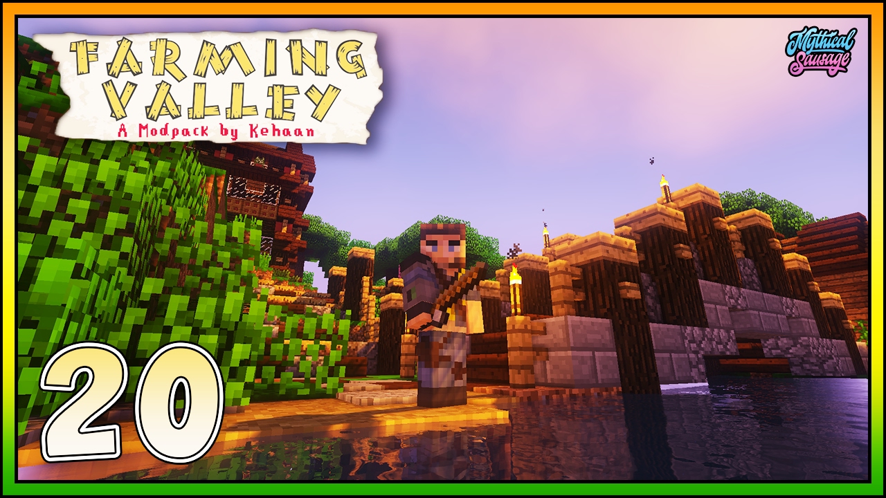 Minecraft Farming Valley THE BRIDGE!!! EP.20 [ 1.10.2 Modded Minecraft ...