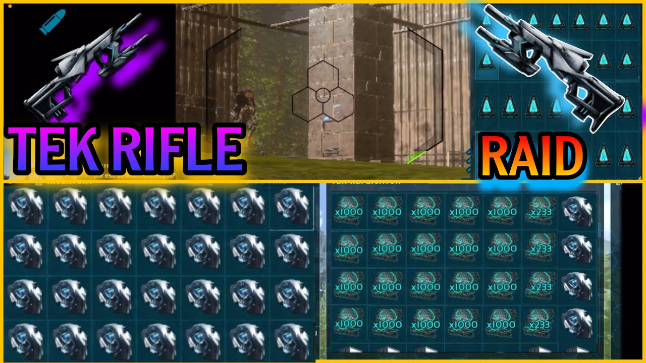 ( ARK MOBILE ) RAID WITH TEK RIFLE 🔥DAY 4 ( S3E4) - YouTube