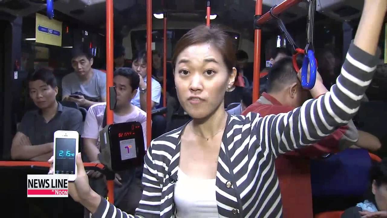 Seoul launches 'Owl buses' for late night commuters 서울시 심야버스 운행 - YouTube