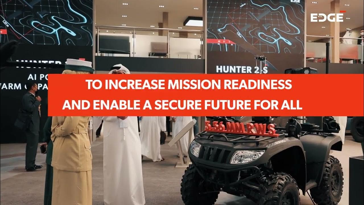 EDGE Introduces AI-Assisted Unmanned Ground Vehicle SCORPIO-B at UMEX 2022 - YouTube