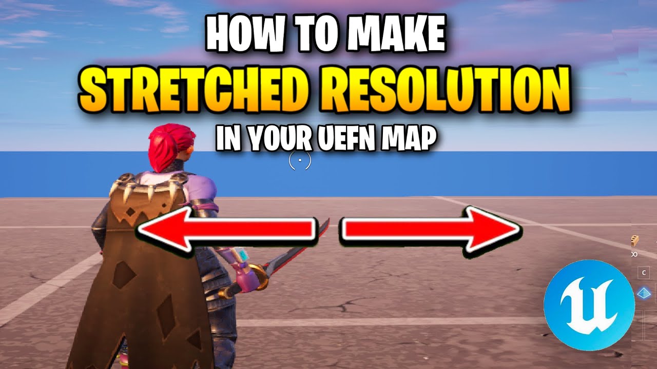 How To Make Stretched Screen In UEFN - YouTube