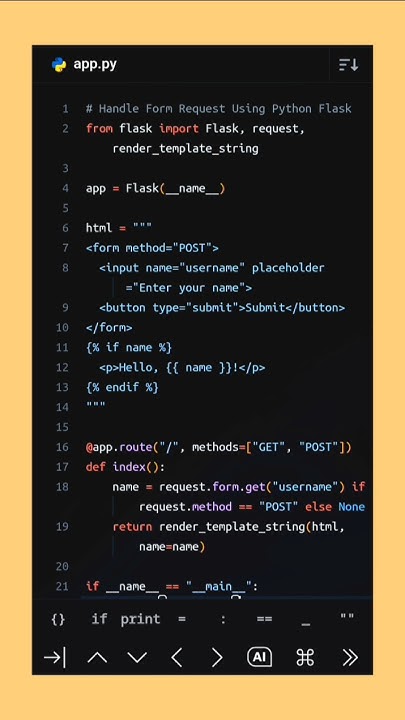 Python Flask Form Submission #form #flask #python🔥 - YouTube