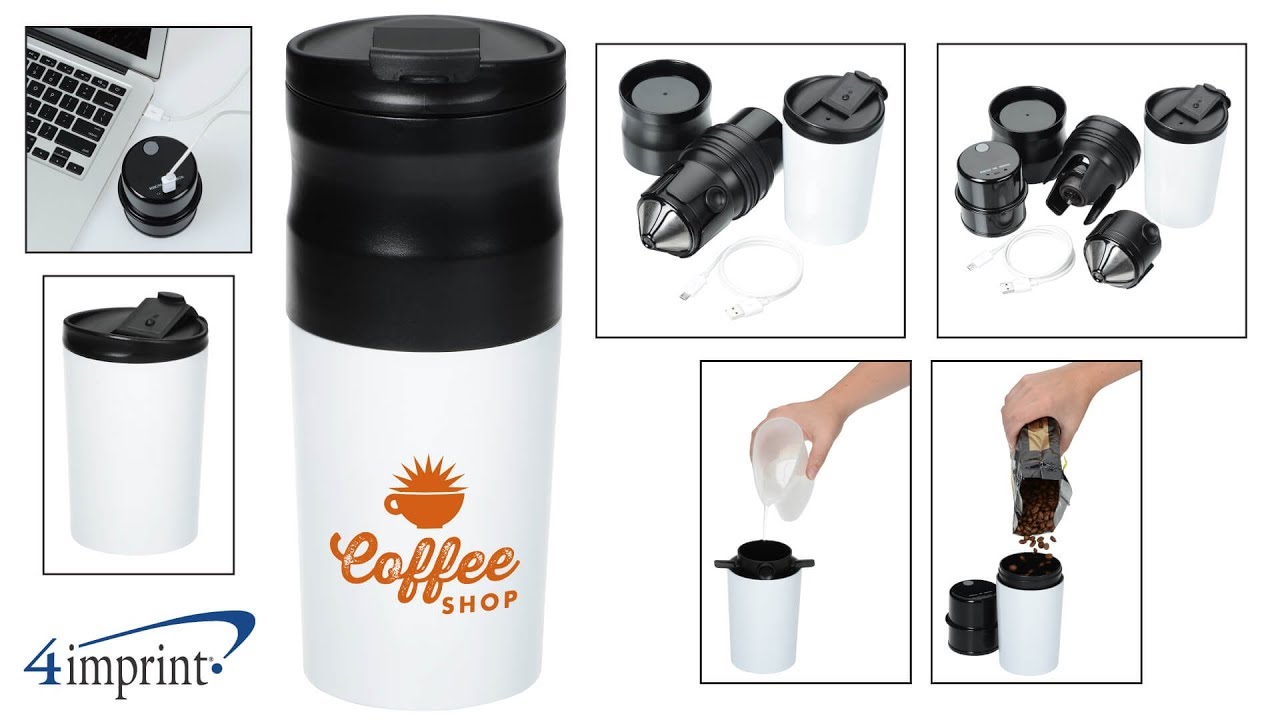 All in One Portable Electric Coffee Maker 14 oz. - Custom Coffee Maker ...
