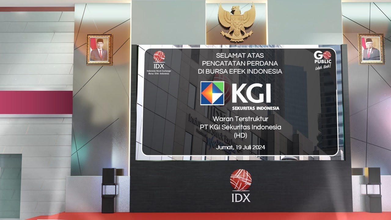 Pencatatan Perdana Waran Terstruktur PT KGI Sekuritas Indonesia - YouTube