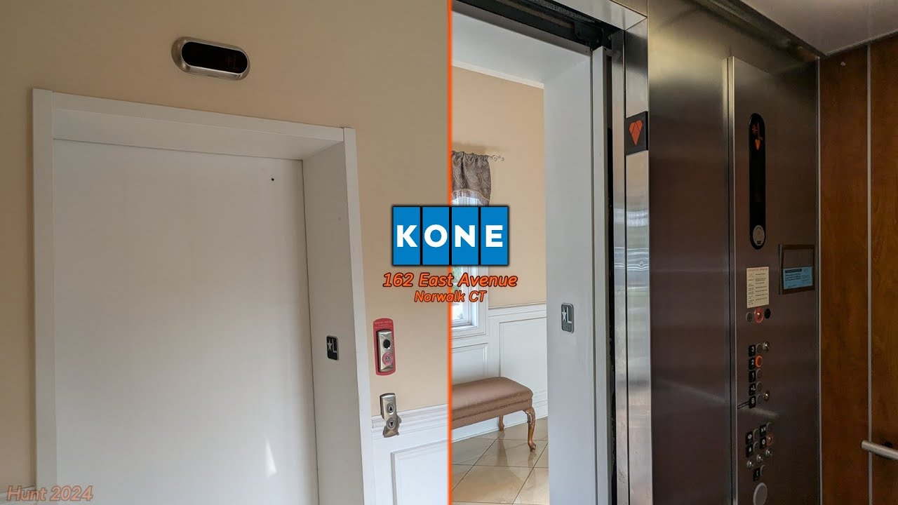 KONE Ecodisc Traction Elevator | 162 East Avenue, Norwalk CT - YouTube