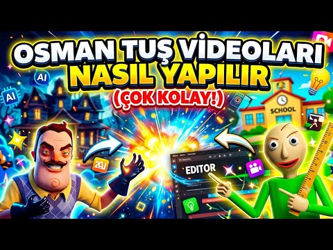 Telefondan Osman Tuş Videoları Nasıl Yapılır?   (Adım Adım)