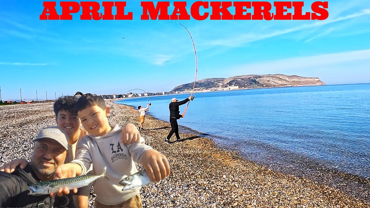 SPRING MACKERELS IN LLANDUDNO NORTH SHORE | MACKEREL AND BASS FISHING ...