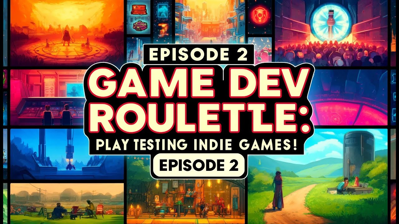 Game Dev Roulette #2: Play testing random indie games! - YouTube