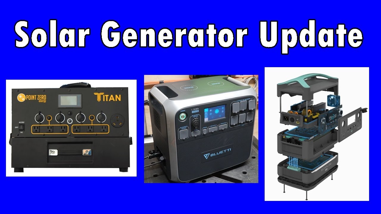 Solar Generator Updates for the Titan, AC200 and R600 - YouTube