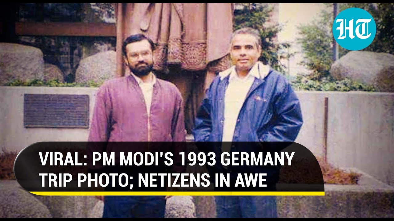 PM Modi’s 30-yr-old photo in Germany goes viral amid Europe tour ...
