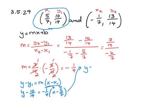 Finding the Equation of a line with fractions - YouTube