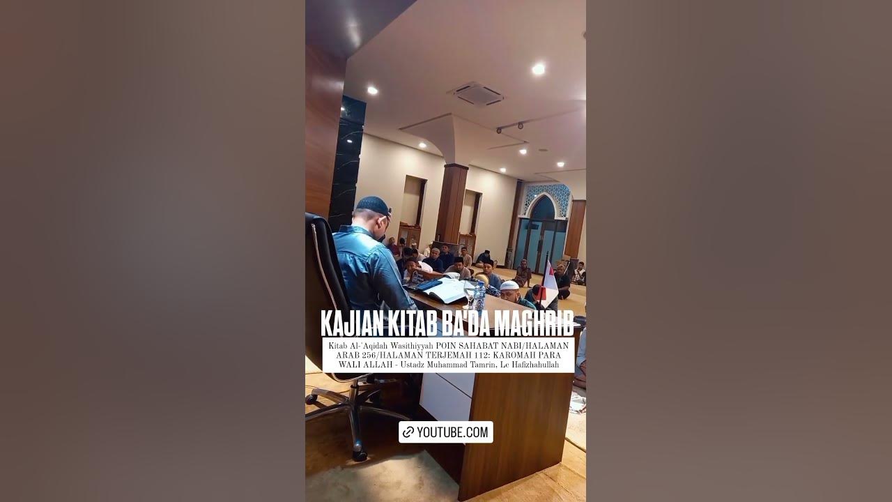 Simak kajian KAROMAH PARA WALI ALLAH Ustadz Muhammad Tamrin, Lc di @MasjidAr-RiyadhDepok - YouTube