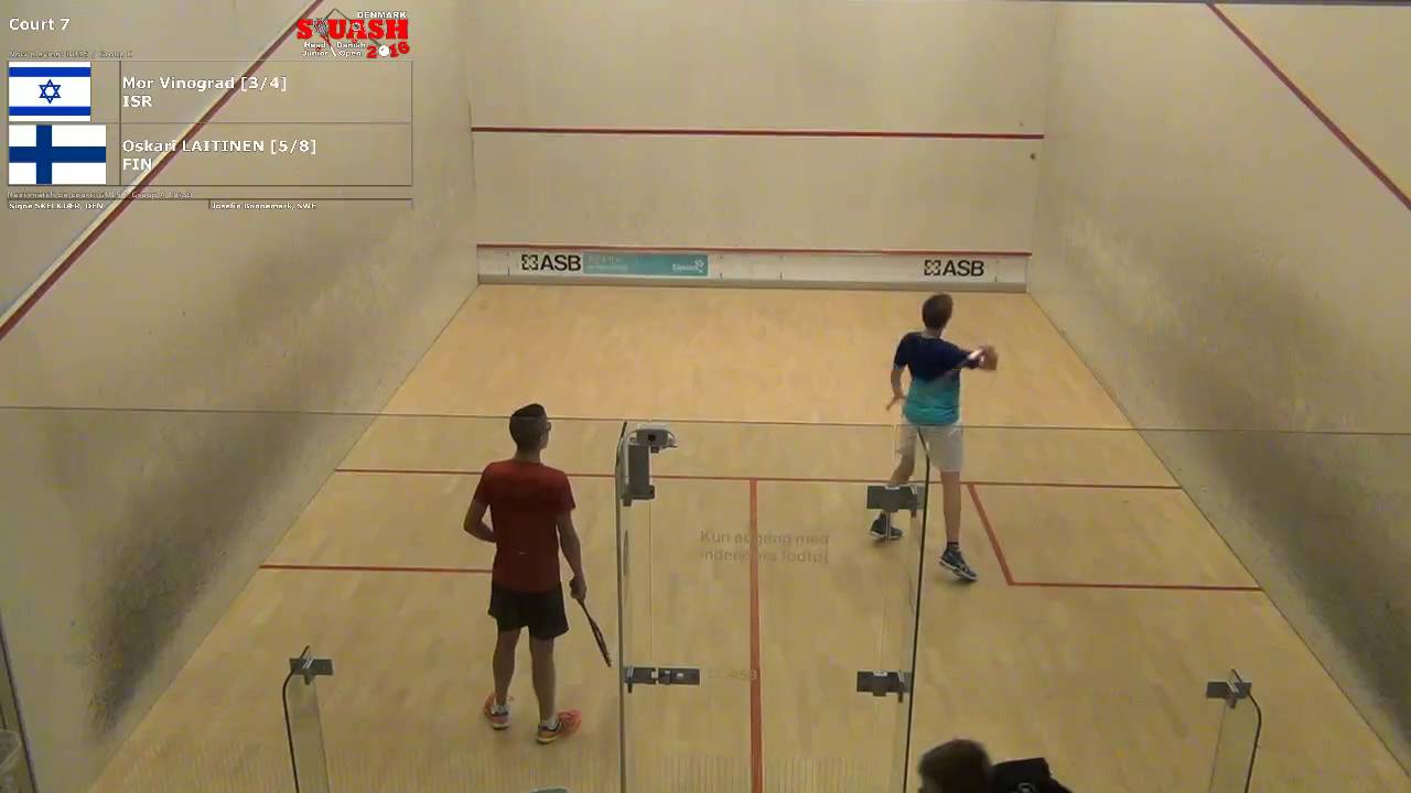 HEAD Danish Junior Open 2016 Friday- Court 7 Cam - YouTube