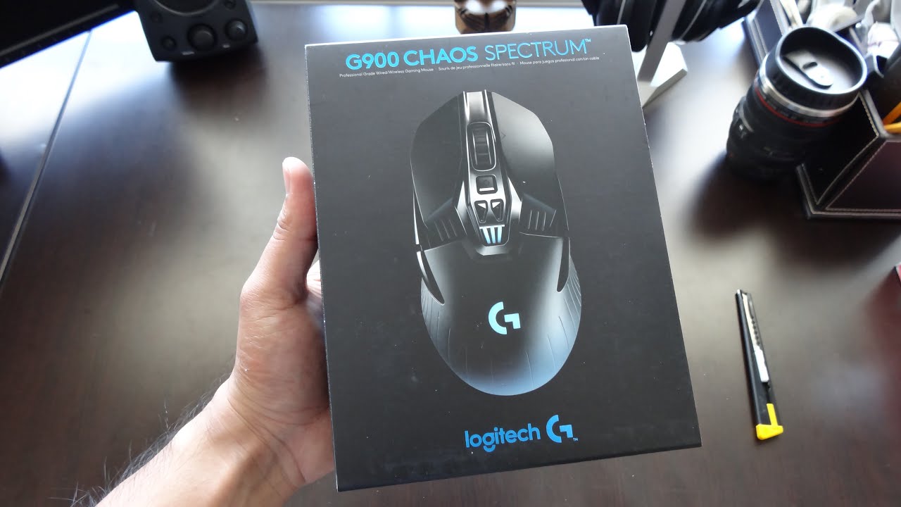 Logitech G900 Wireless Gaming Mouse Unboxing - YouTube