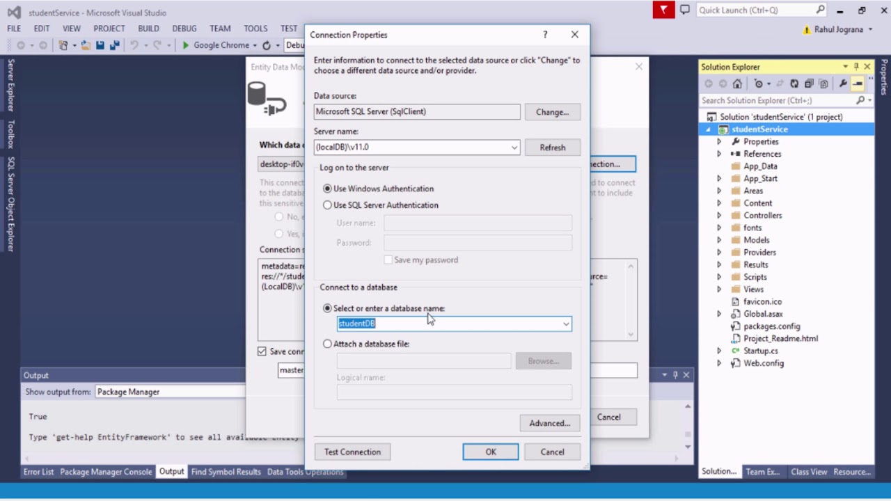 Part 19 creating asp.net web api service for ionic - YouTube