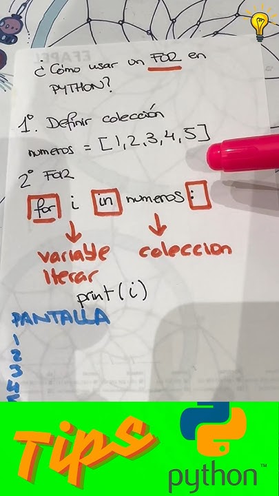 ¿sabes Como Usar Un For En Python 💻🐍 Python Tutorialpython Aprenderaprogramar Youtube