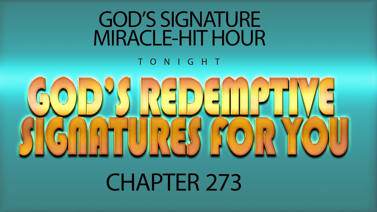 GOD'S REDEMPTIVE SIGNATURES FOR YOU PART 272 // GSMH // 9TH AUGUST 2024 ...