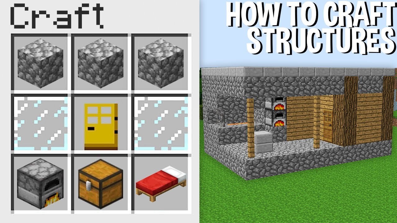 Minecraft but i can CRAFT any SECRET STRUCTURES ! NEW CRAFT ! - YouTube