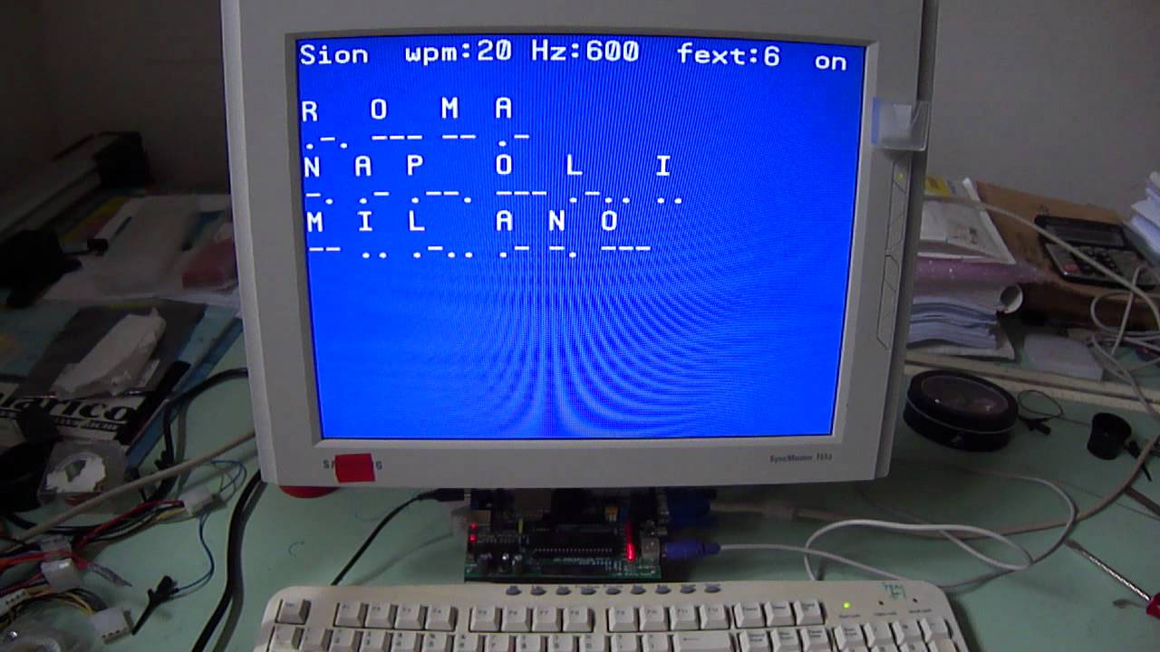 Morse Code Trainer on P8X32A propeller chip - YouTube