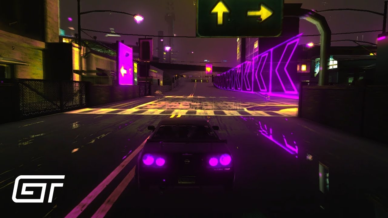 NFS UNDERGROUND 2 - Cyber Neon Preset (4K) - YouTube