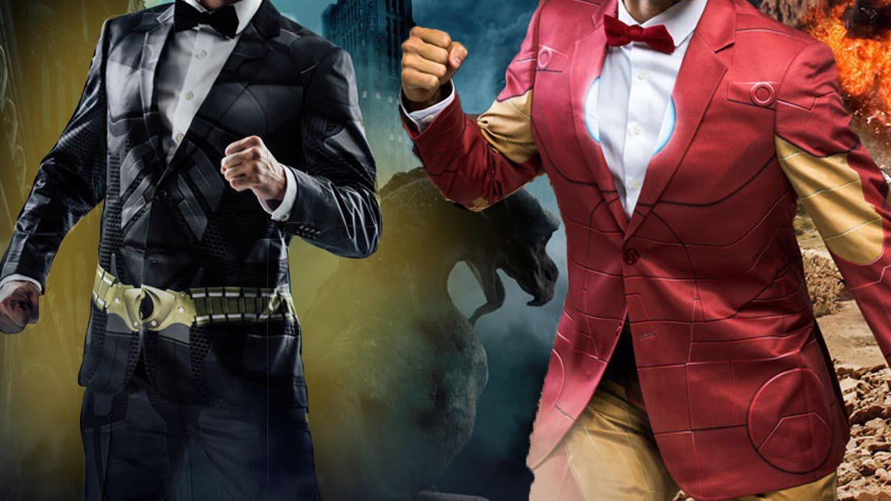 MARVEL & DC Superhero Suits!!! EPIC MENSWEAR REVIEW - YouTube