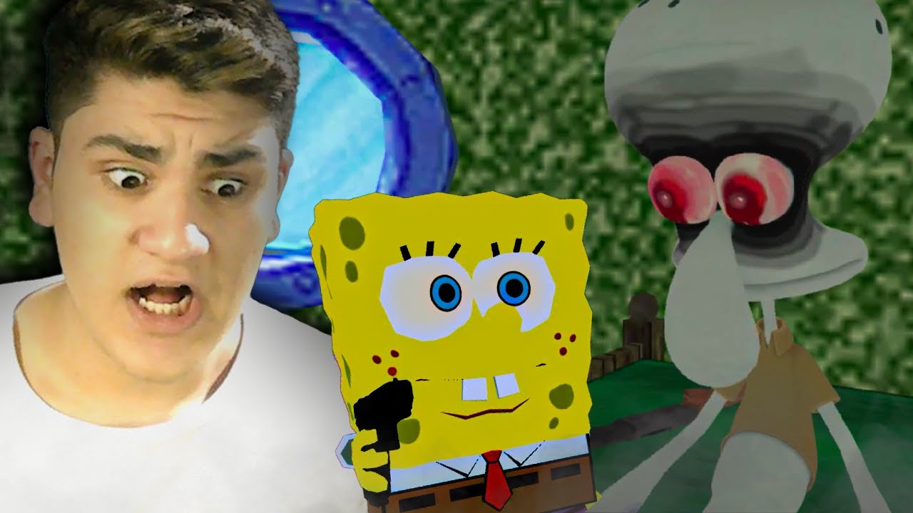 باب اسفنجی همه رو کشت ! 😨 Sponge Glock Square Pants - YouTube