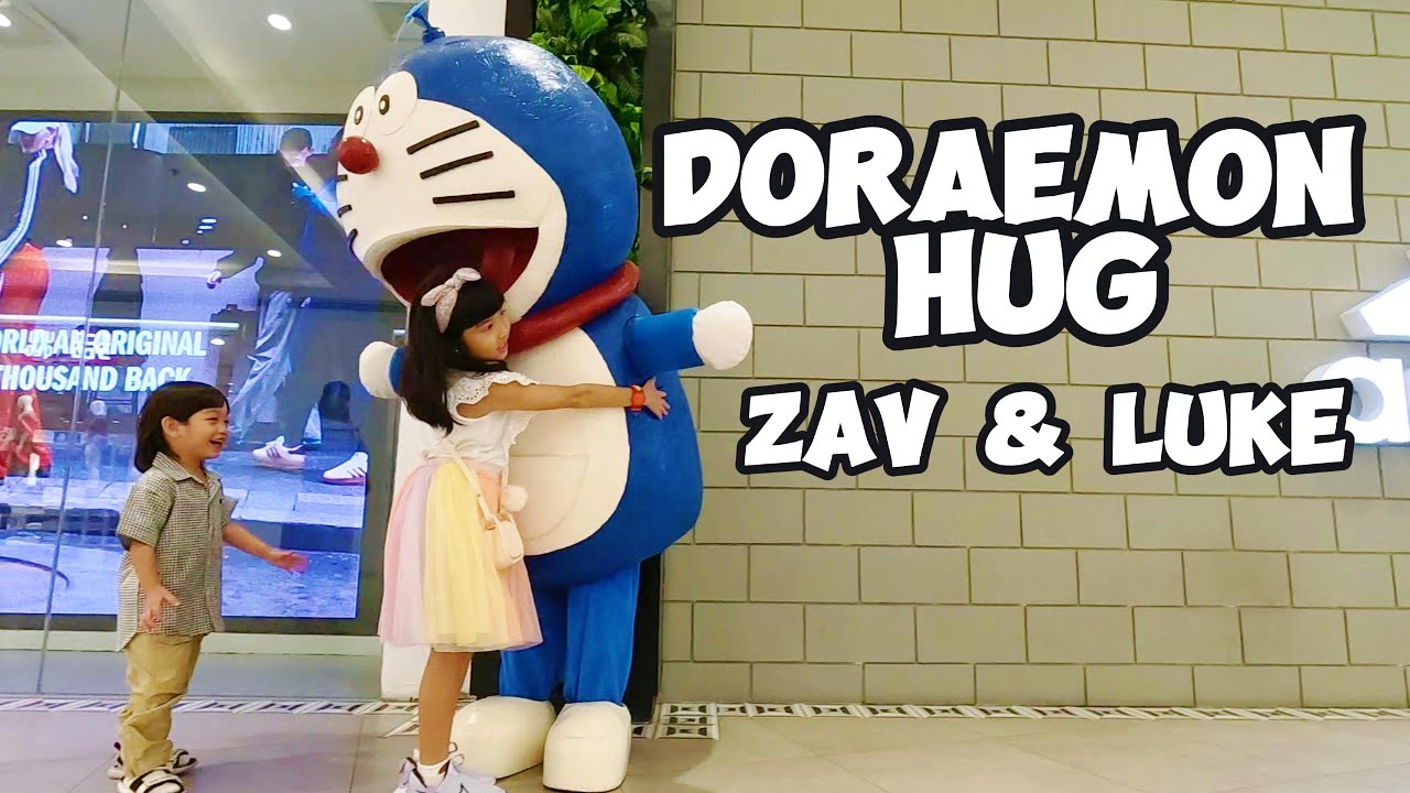 LUKE & ZAV MEET DORAEMON and Ronald Mcdonald - YouTube
