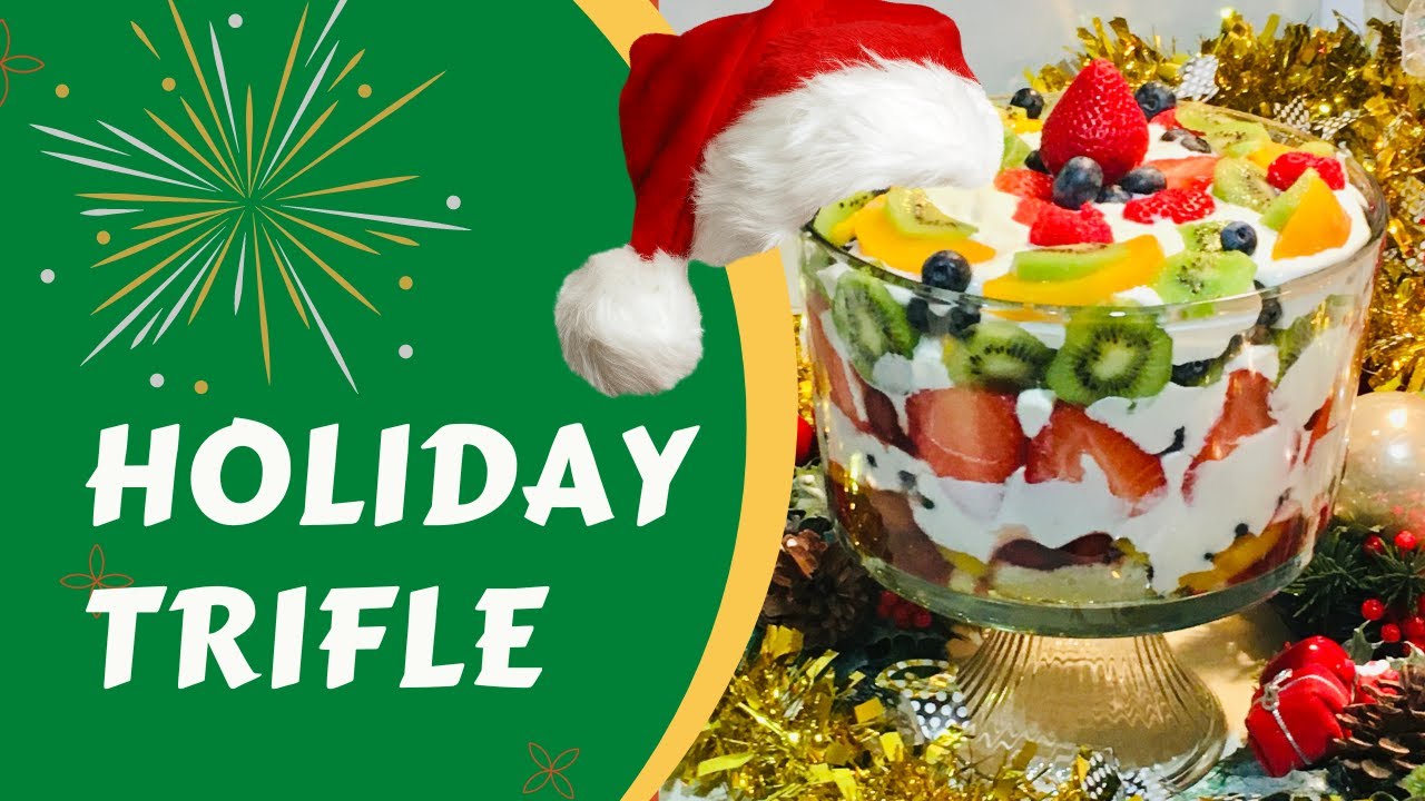 Holiday Trifle Recipe. Impress your guests with this Colorful, Easy to ...