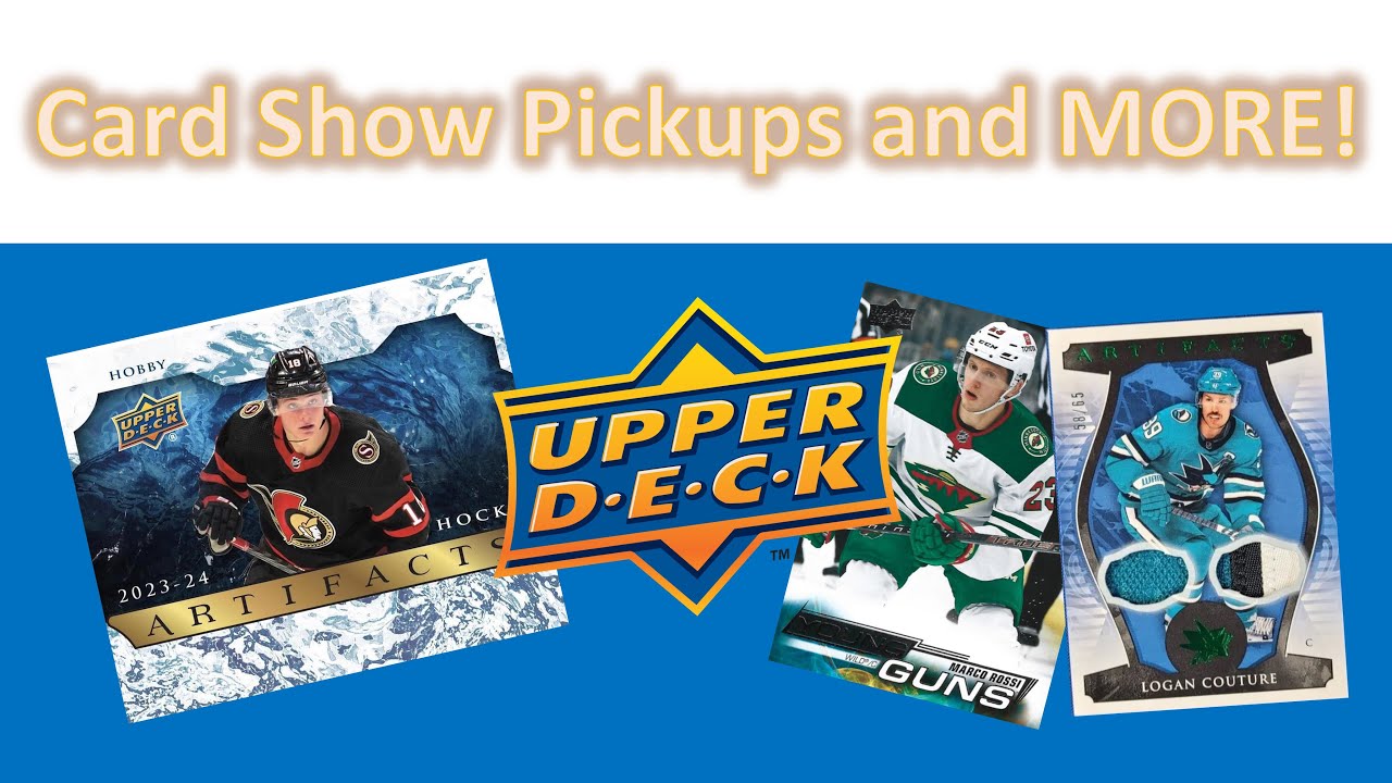 January Sports Card Show Upper Deck Hockey Card Pickups and Team Break ...