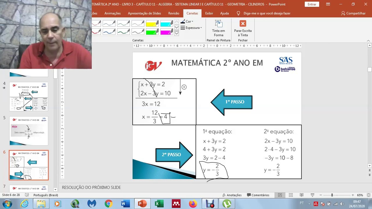 Aula Matemática - 2ª série/ 2000 - Professor: Márcio Macedo. - YouTube
