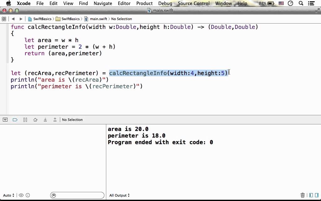 Function with External Parameters Names in Swift - YouTube
