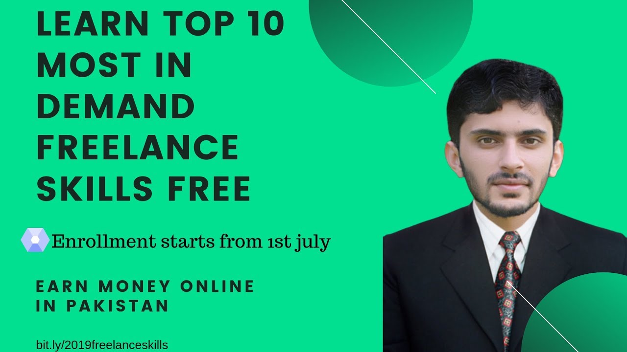 Learn Top 10 most in demand freelance skills free, Earn money online in ...