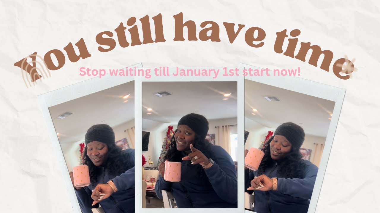 VLOGMAS| It’s never to late to start|You still have time| Monday ...